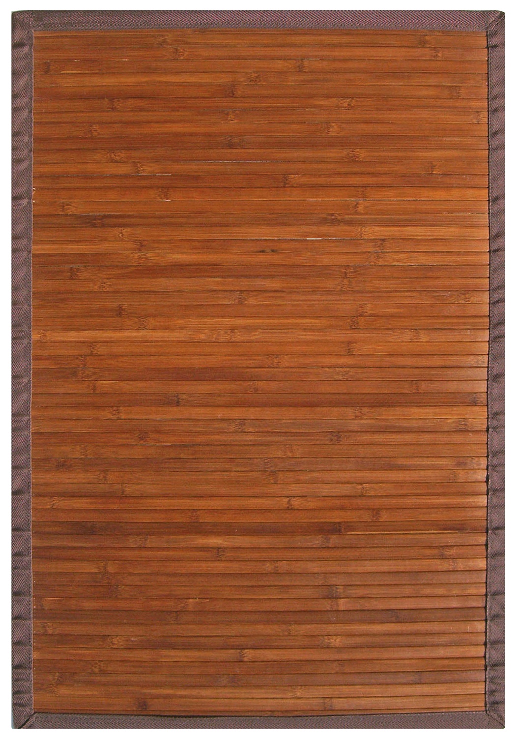 6' x 9' Contemporary Chocolate Bamboo Rug - - 1001Shops Co.