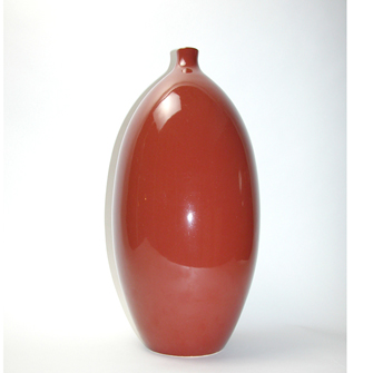 Ceramic Claudia Vase Rust - World Art Glass Decor - Murano Glass Gifts Co.