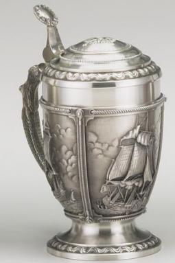 Pewter Steins from Germany - Traditional Stoneware & Pewter Beer Steins ...