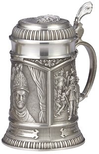Pewter Steins from Germany - Traditional Stoneware & Pewter Beer Steins ...